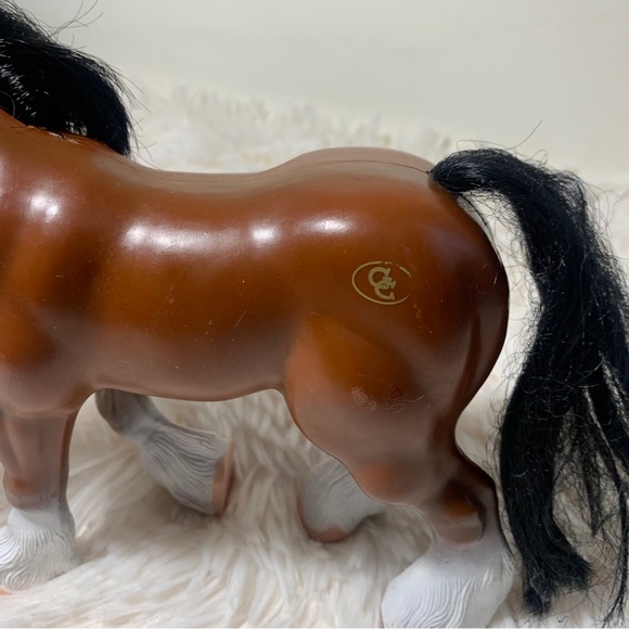 CHANEL | Toys | Clysdale Toy Horse Hair Mane Tail By Cc Approx 6 Height ...